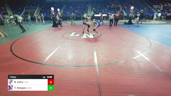 175 lbs Consi Of 32 #1 - Broderick Gillis, Lowell vs Tyler Keegan ...
