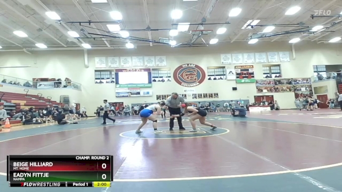 165 lbs Champ. Round 2 - Beige Hilliard, Mt. Home vs Eadyn Fittje, Nampa