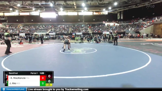 152 lbs Semifinal - Kaden MacKenzie, Fruitland vs Jared Ake, Redmond