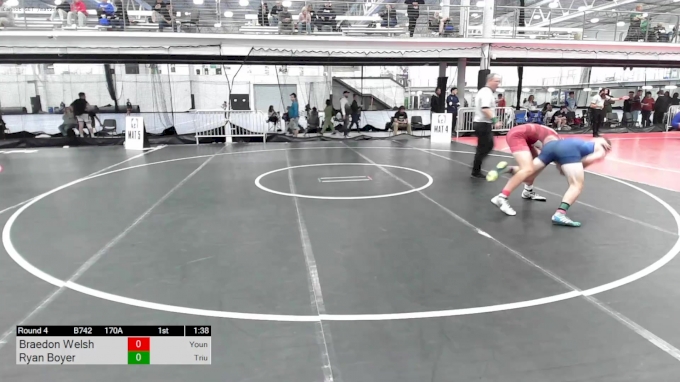 170A lbs Quarterfinal - Braedon Welsh, Young Guns vs Ryan Boyer ...