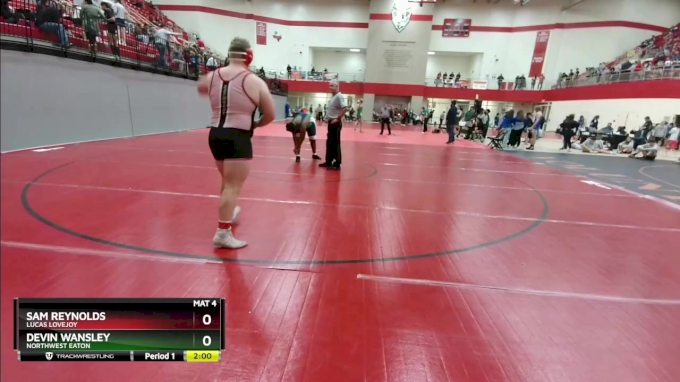 285 lbs Round 4 - Sam Reynolds, Lucas Lovejoy vs Devin Wansley ...