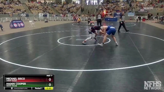 A 145 lbs Cons. Round 2 - Haden Cooper, White House vs Michael Sisco ...