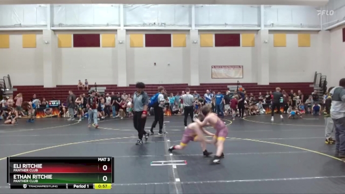 92 lbs Round 1 - Ethan Ritchie, Panther Club vs Eli Ritchie, Panther Club