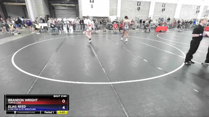 175 lbs Cons. Round 2 - Brandon Wright, Turtle Lake vs Elias Reed, X ...