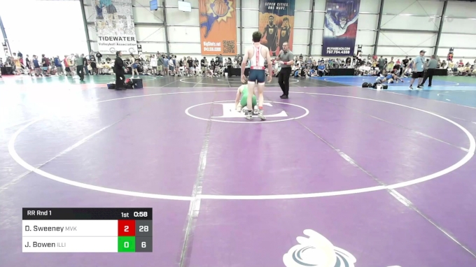 145 lbs Rr Rnd 1 - Devin Sweeney, Mavericks Wrestling vs Jack Bowen ...
