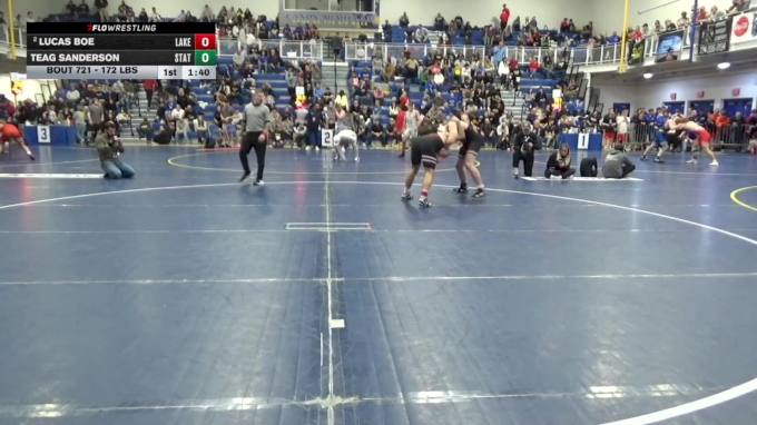 172 lbs R-16 - Lucas Boe, Lake Highland Prep-FL vs Teag Sanderson ...
