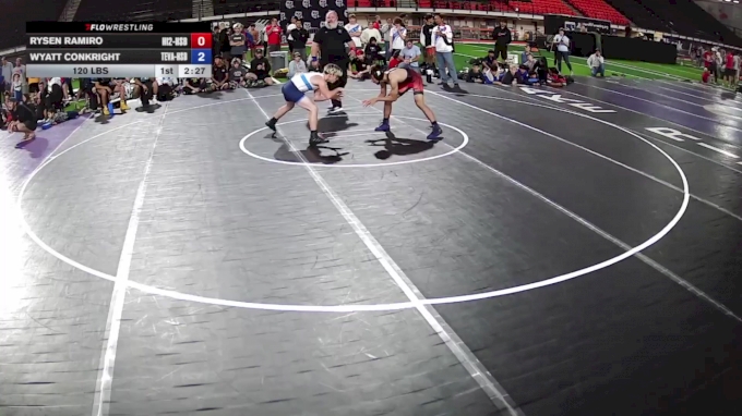 120 lbs Rysen Ramiro, Hawaii 2 HS Boys vs Wyatt Conkright, Temecula ...