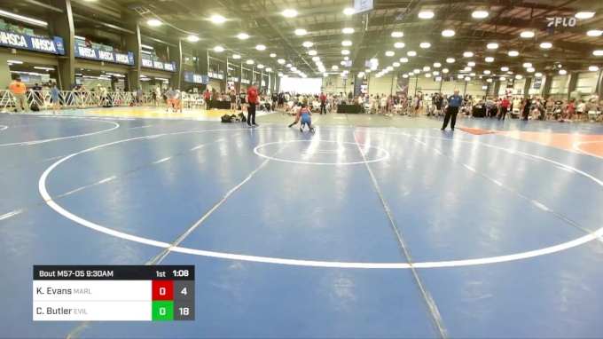 126 lbs Rr Rnd 2 - Kyawna Evans, Marlboro Wrestling Club vs Callie ...