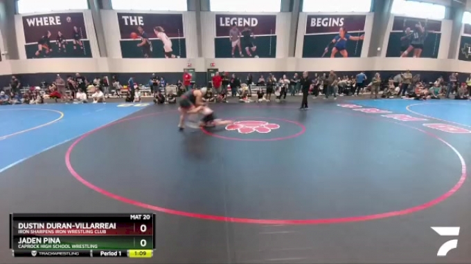 138 lbs Champ. Round 2 - Dustin Duran-Villarreal, Iron Sharpens Iron ...