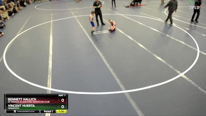 Quarterfinal - Bennett Hallich, St. Francis Gladiators Wrestling Club ...
