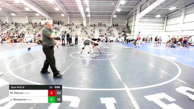 180 lbs Quarterfinal - Michael Mocco, POWA vs Jake Rheaume, Roundtree ...