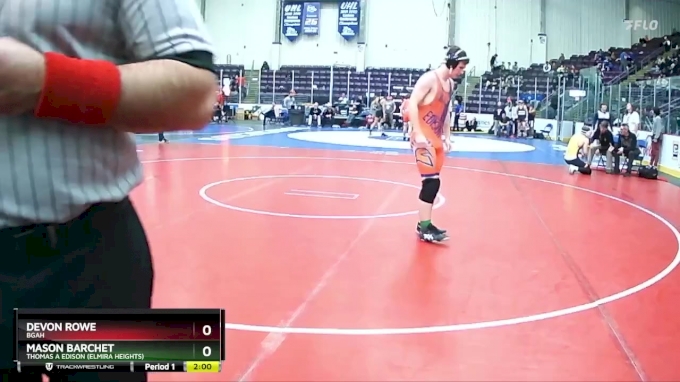 170 lbs Champ. Round 2 - Devon Rowe, BGAH vs Mason Barchet, Thomas A ...
