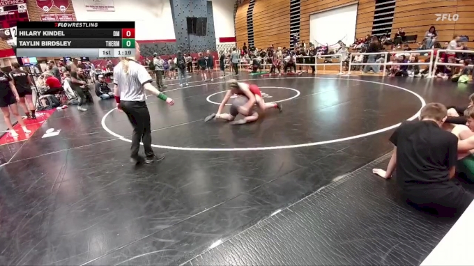 156-170 lbs Cons. Semi - Taylin Birdsley, Thermopolis Middle School vs ...