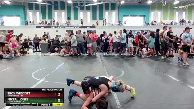 64-68 lbs 3rd Place Match - Troy Wescott, Killer Elite vs Mikeal Jones ...