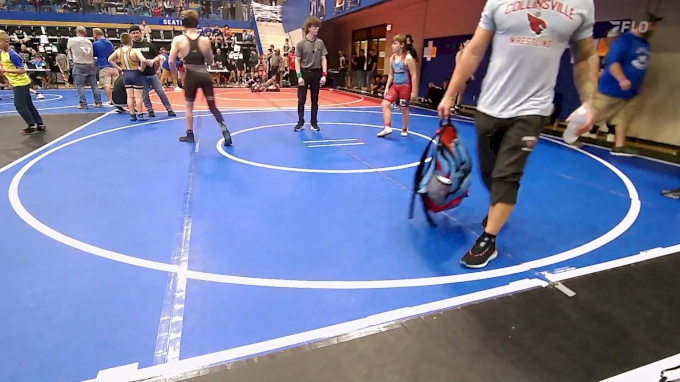 120 lbs Quarterfinal - Michael Tittle, Collinsville Cardinal Youth ...