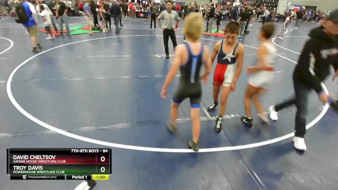 84 lbs Cons. Round 3 - Troy Davis, Powerhouse Wrestling Club vs David Cheltsov, Savage House ...