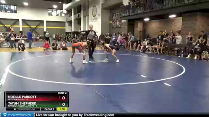 130 lbs Round 1 (6 Team) - Tatum Shepherd, NW Iowa Angry Alpacas vs ...