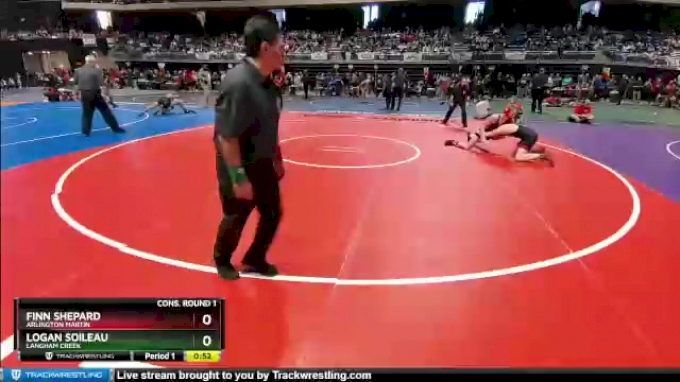 6 lbs Cons. Round 1 - Logan Soileau, Langham Creek vs Finn Shepard ...