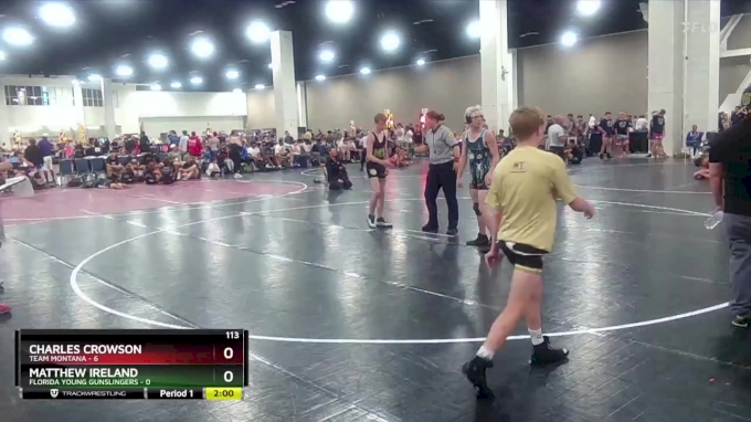 113 lbs Round 2 (6 Team) - Matthew Ireland, Florida Young Gunslingers ...