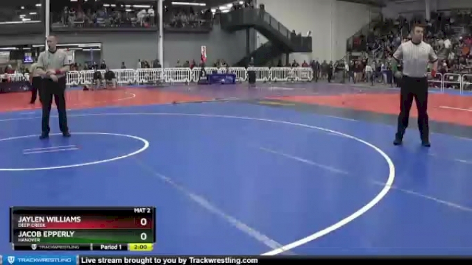 220 lbs Champ. Round 1 - Jaylen Williams, Deep Creek vs Jacob Epperly ...