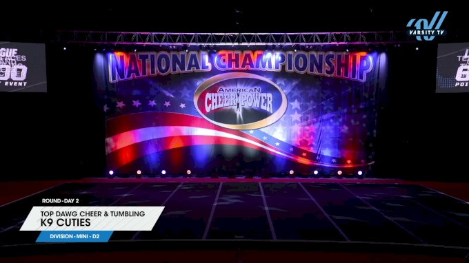 Top Dawg Cheer & Tumbling - K9 Cuties [2024 L1 Mini - D2 Day 2] 2024 ...