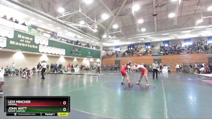 215 lbs Cons. Round 4 - Levi Mincher, Imperial vs John Watt, Bishop Gorman