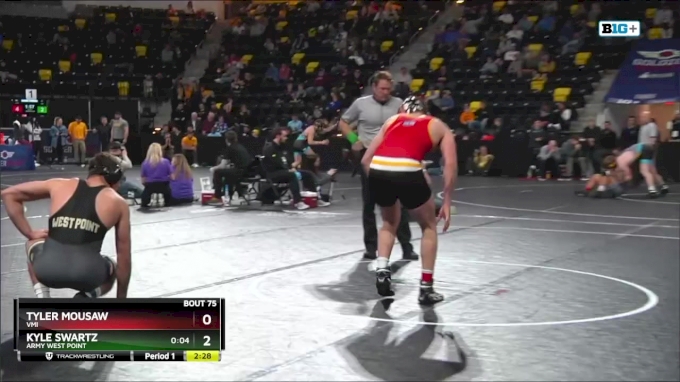 197 lbs Champ. Round 2 - Tyler Mousaw, VMI vs Kyle Swartz, Army West Point