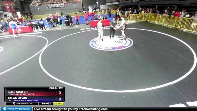 152 lbs Champ. Round 3 - Cole Shafer, Legacy Wrestling Center vs Talan ...