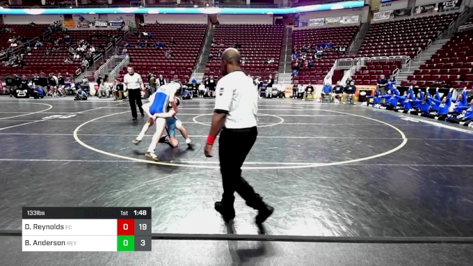 133 lbs Round Of 16 - Dominic Reynolds, Faith Christian Acad. vs ...