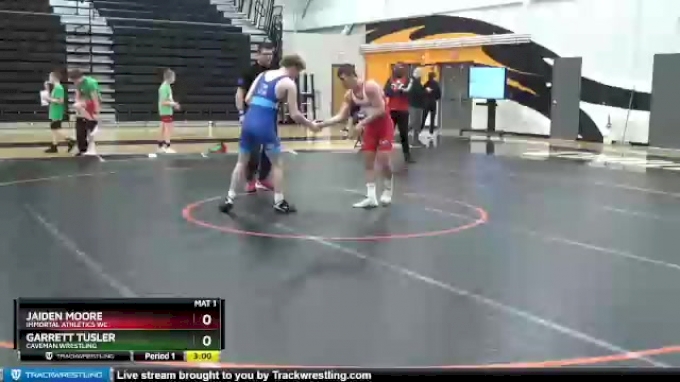 J-1 lbs Round 2 - Jaiden Moore, Immortal Athletics WC vs Garrett Tusler ...