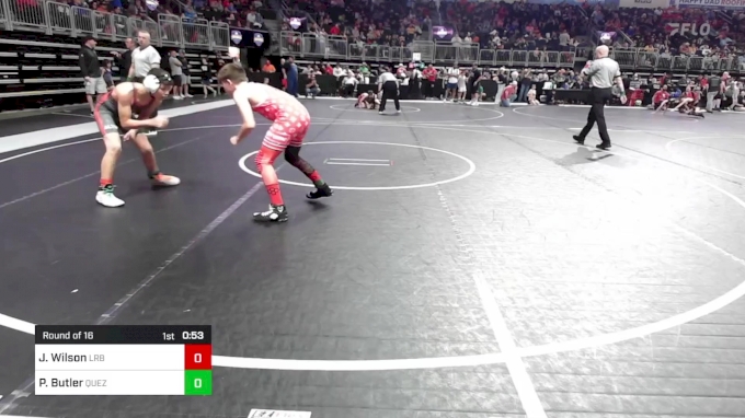 110 lbs Round Of 16 - Jacob Wilson, Alton Little Redbirds WC vs Preston ...