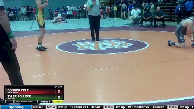 2 - 175 lbs Champ. Round 1 - Connor Cole, Richlands vs Tyler Pollock ...
