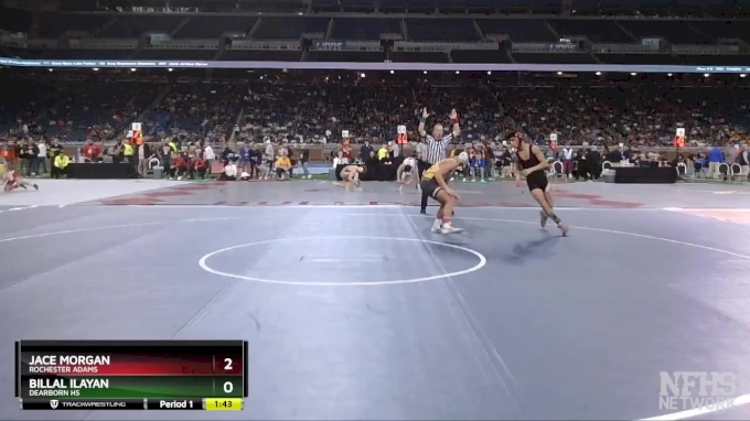D1-126 lbs Champ. Round 1 - Jace Morgan, Rochester Adams vs Billal ...