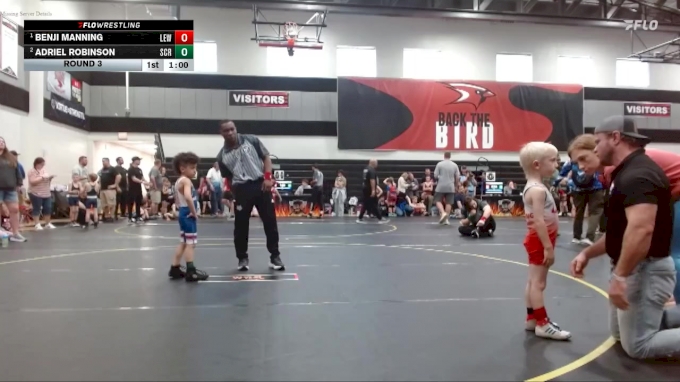 45 lbs Round 3 - Benji Manning, LA Elite Wrestling vs Adriel Robinson ...