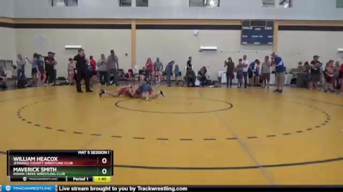 86 lbs Semifinal - William Heacox, Jennings County Wrestling Club vs ...