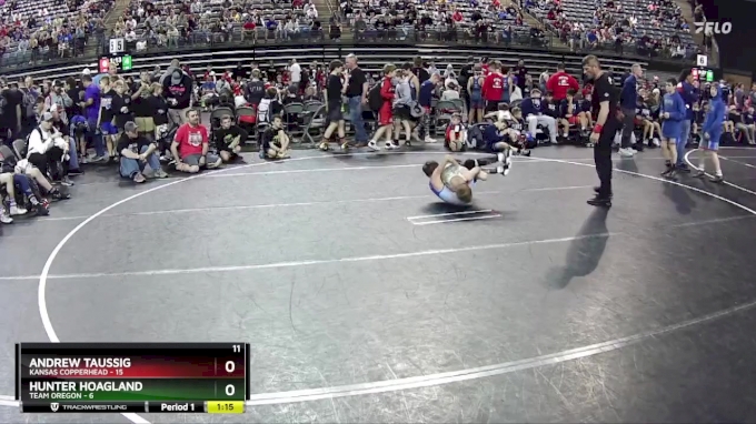 75 lbs Semis & 1st Wrestleback (8 Team) - Andrew Taussig, Kansas ...