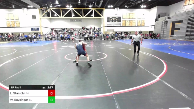 141A lbs Rr Rnd 1 - Luke Stanich, Lehigh-Unattached vs Will Baysingar ...