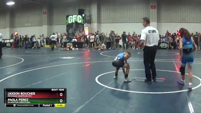 75 lbs Quarterfinal - Jaxson Boucher, Michigan Grappler RTC vs Paola ...