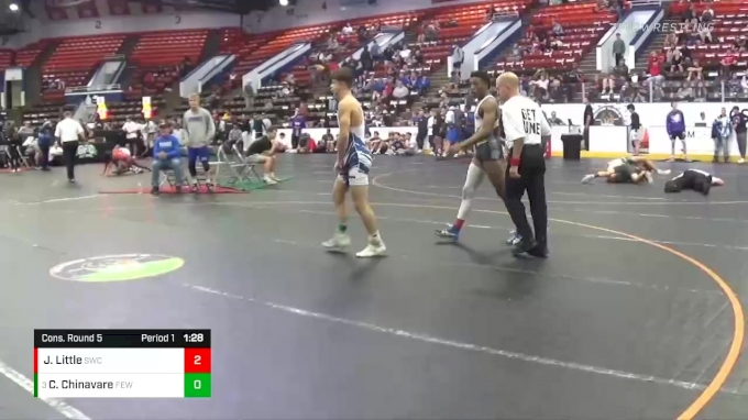 125 lbs Cons. Round 5 - Cameron Chinavare, Fantasy Elite Wrestling vs ...