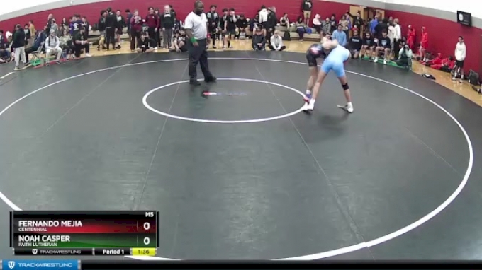 114-116 lbs Semifinal - Fernando Mejia, Centennial vs Noah Casper ...