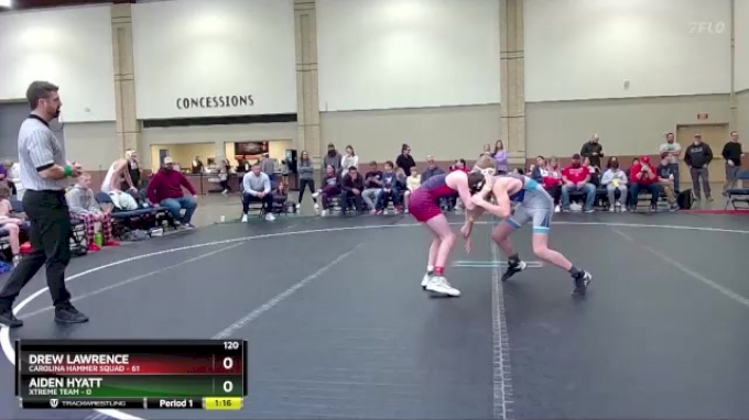 120 lbs Round 2 (6 Team) - Aiden Hyatt, Xtreme Team vs Drew Lawrence ...