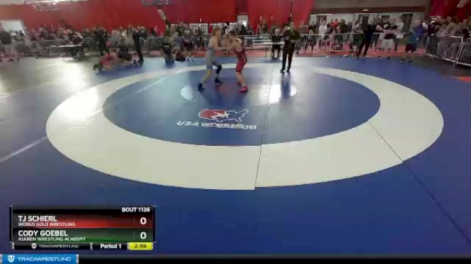 152 lbs Semifinal - TJ Schierl, World Gold Wrestling vs Cody Goebel ...