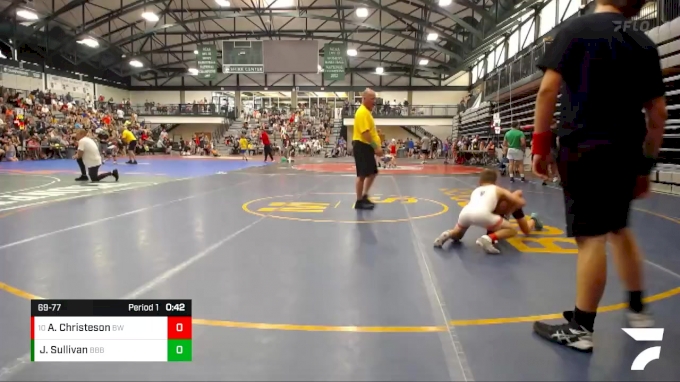 69-77 lbs Cons. Round 1 - Atilla Christeson, Bulls WC vs Jaxon Sullivan ...