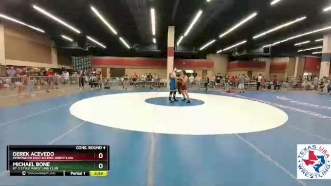 160 lbs Cons. Round 4 - Derek Acevedo, Montwood High School Wrestling ...