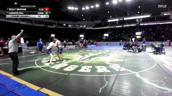 190 lbs Champ. Round 1 - Lawson Dill, Sumner vs Sealy Graham, Ellensburg