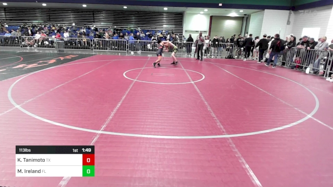 113 lbs Round Of 128 - Kody Tanimoto, TX vs Matthew Ireland, FL