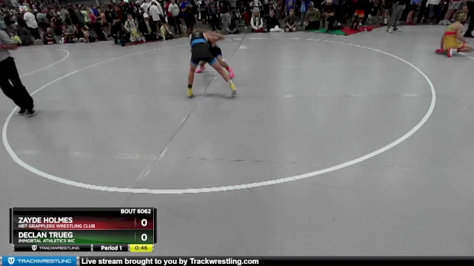 110 lbs Champ. Round 1 - Declan Trueg, Immortal Athletics WC vs Zayde ...