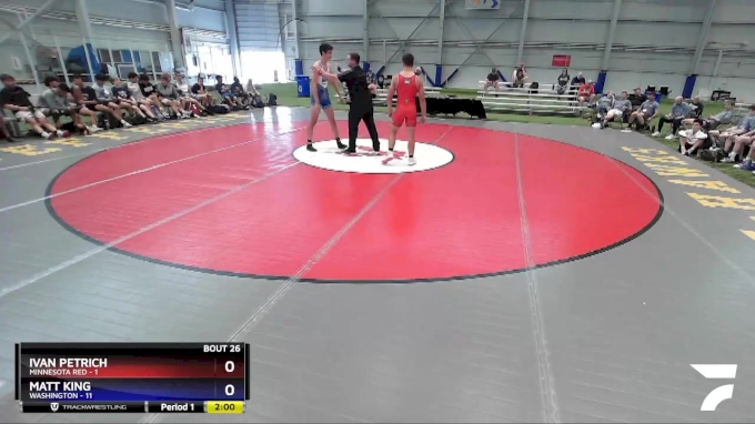 195 lbs 4th Wrestleback (16 Team) - Ivan Petrich, Minnesota Red vs Matt ...