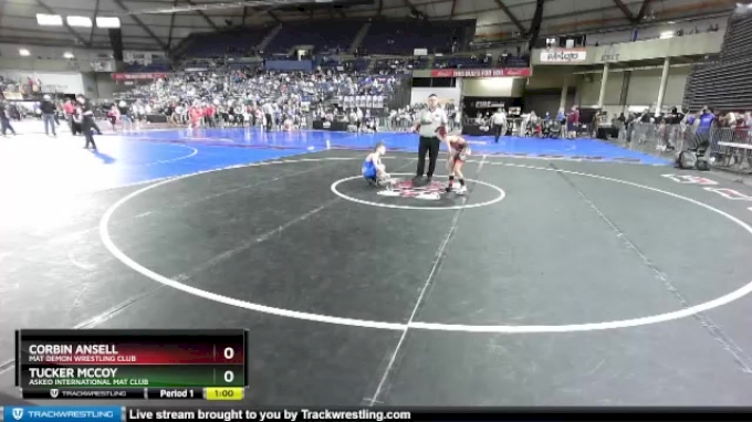 67 lbs Champ. Round 1 - Corbin Ansell, Mat Demon Wrestling Club vs ...