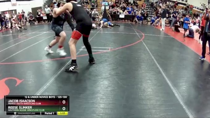 125-130 lbs Round 1 - Reese Slinker, Southern Boone Wrestling Club vs ...